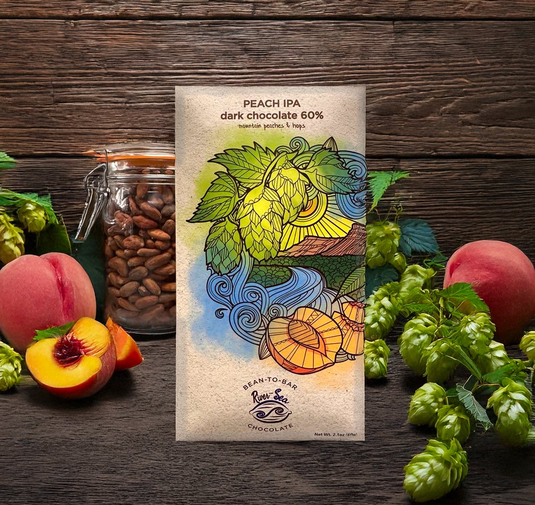 Peach IPA (Mountain Peach & Hops) | River-Sea Chocolates